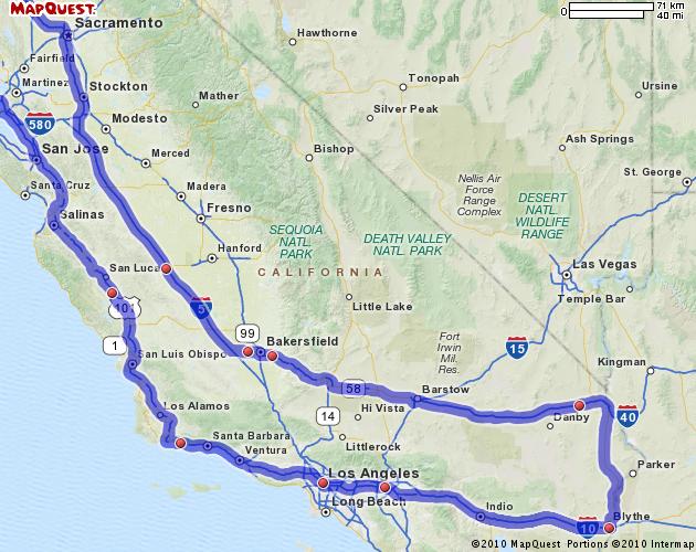 Map Of Us 101 California - United States Map