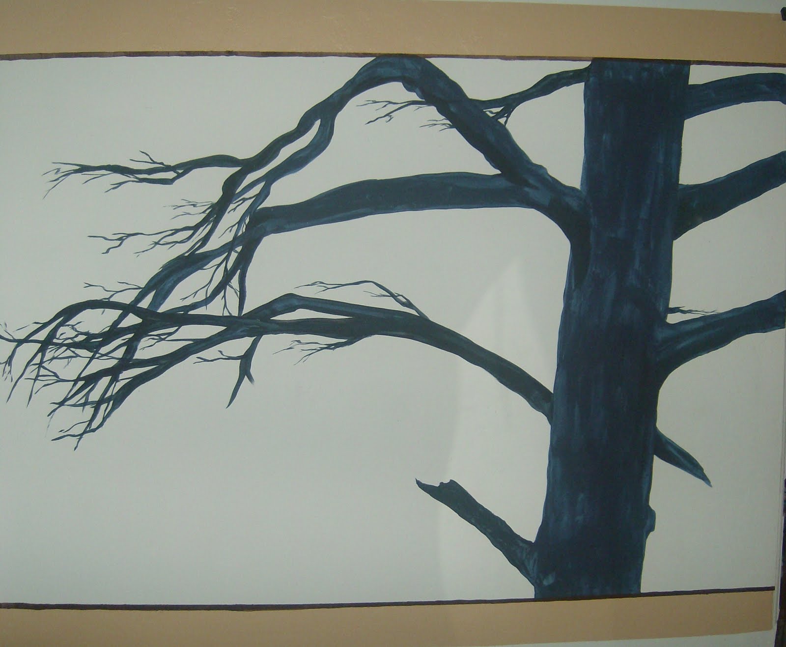 Crafting Occurs: Emo tree in my guestroom