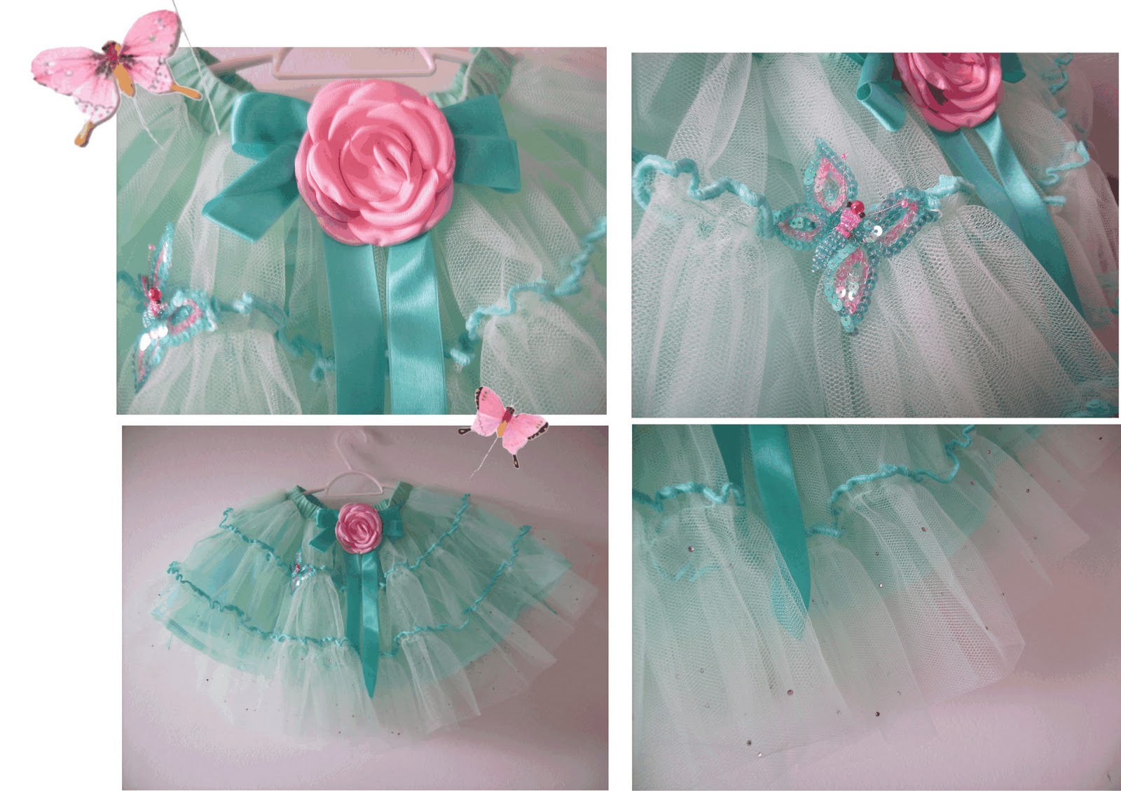 tutti tutu: Tutu verde água Anita