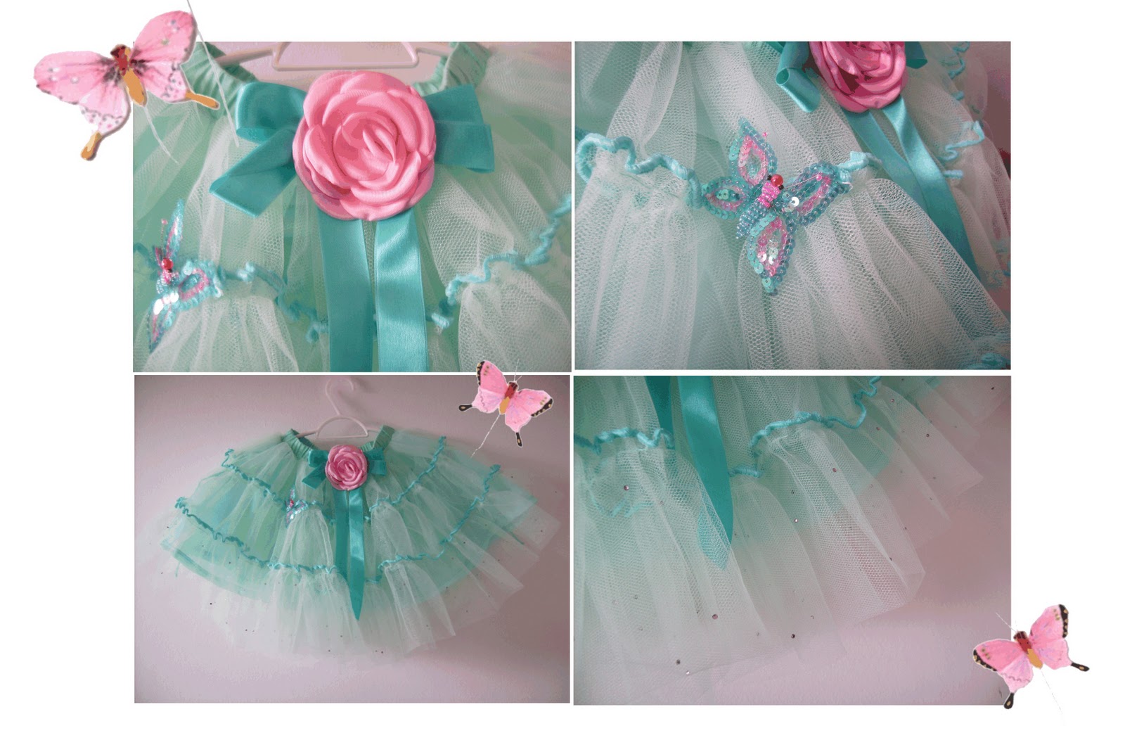 tutti tutu: Tutu verde água Anita