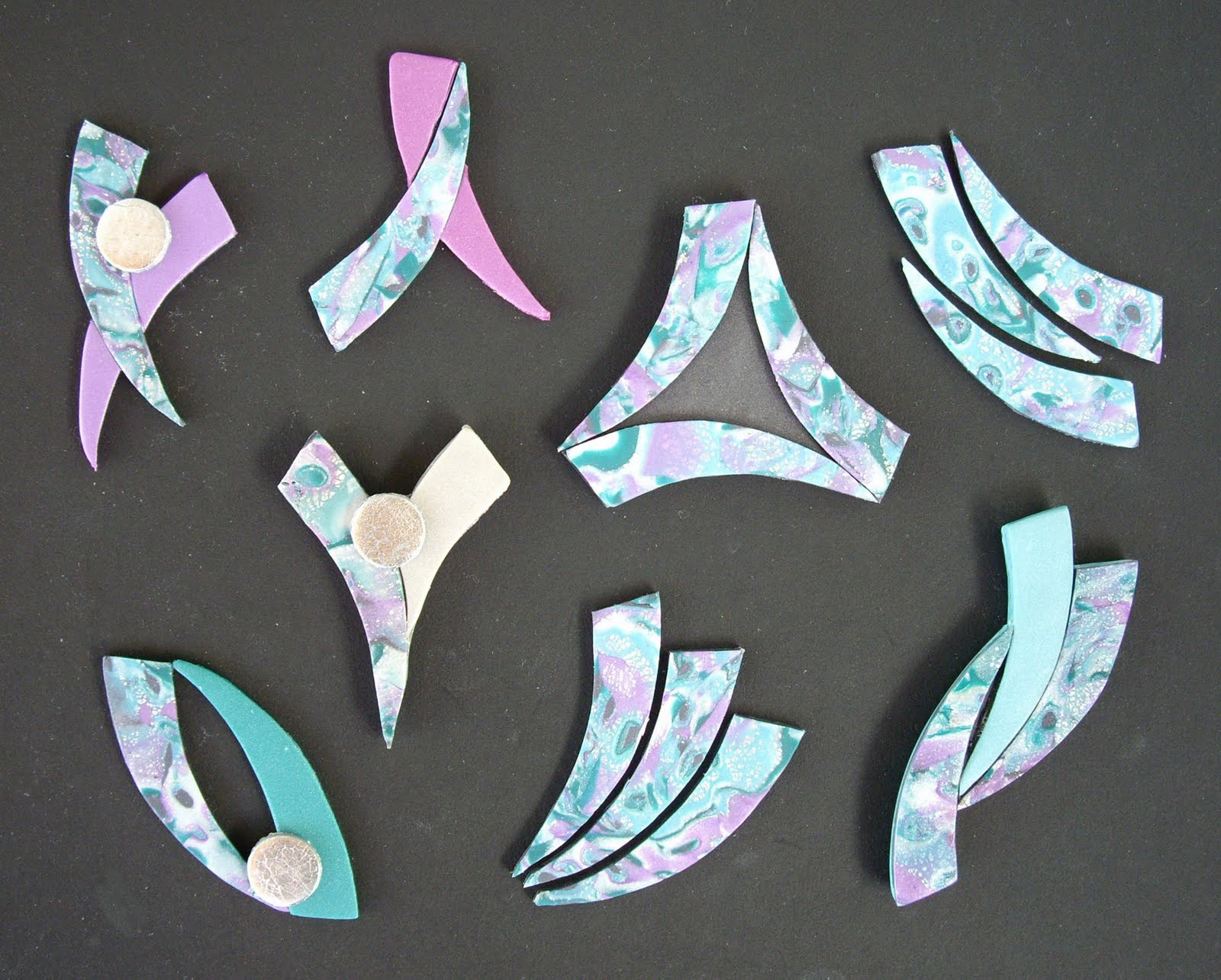 Claire Fairweather - Artist/Designer: Trial new brooch designs