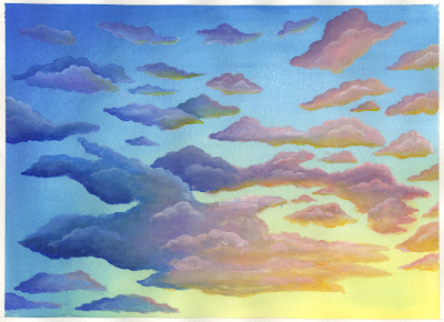 Winona's Art Blog: Cloud Painting