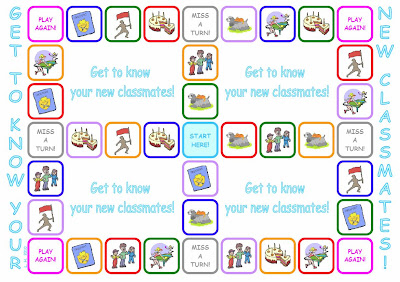 Frenchfrog's Little English Pond: Get to know your new classmates (Game)