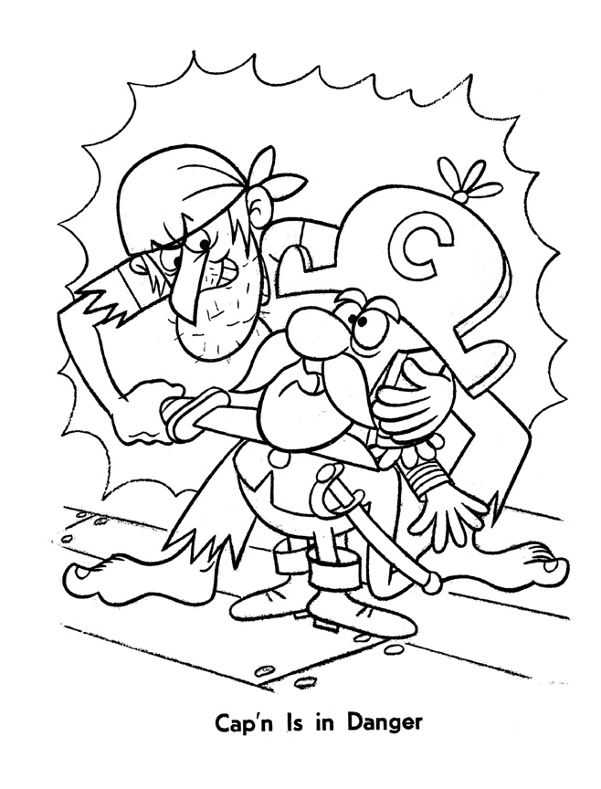 KW Monsters Blog of Evil: CAP'N CRUNCH COLORING BOOK