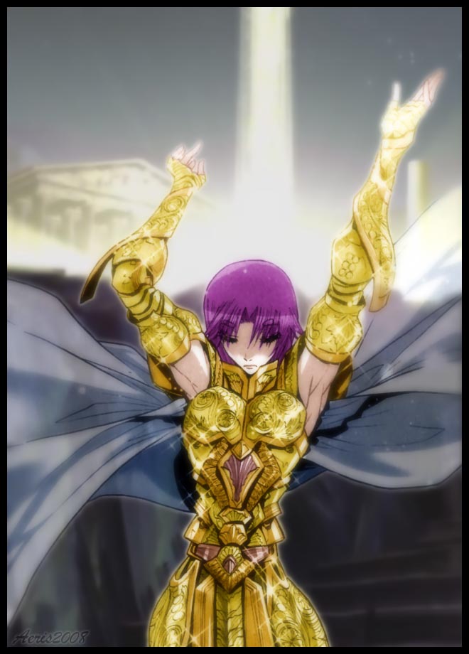 Saint Seiya Gallery: [Episode G] Aries Mur - Colored by Aeris Aka Hilda