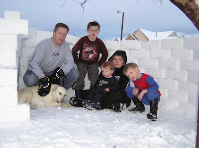 Me and my Boys: The Awesomest Snow Fort Ever!