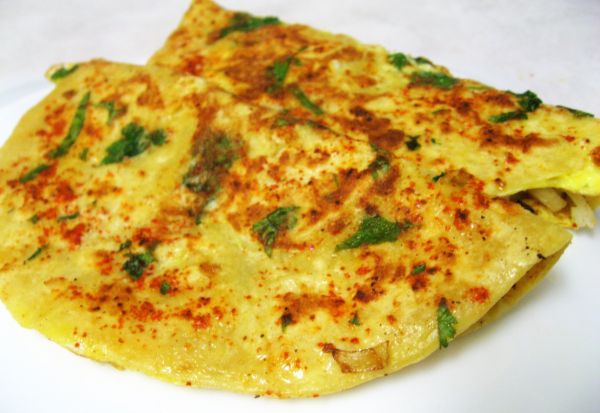 Indian cooking: Egg Paratha