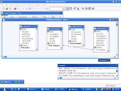 just readonce: Contoh DDL & DML dalam database