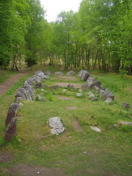 A Morbid Fascination: "Tomb of Merlin", Paimpont Forest, Brittany