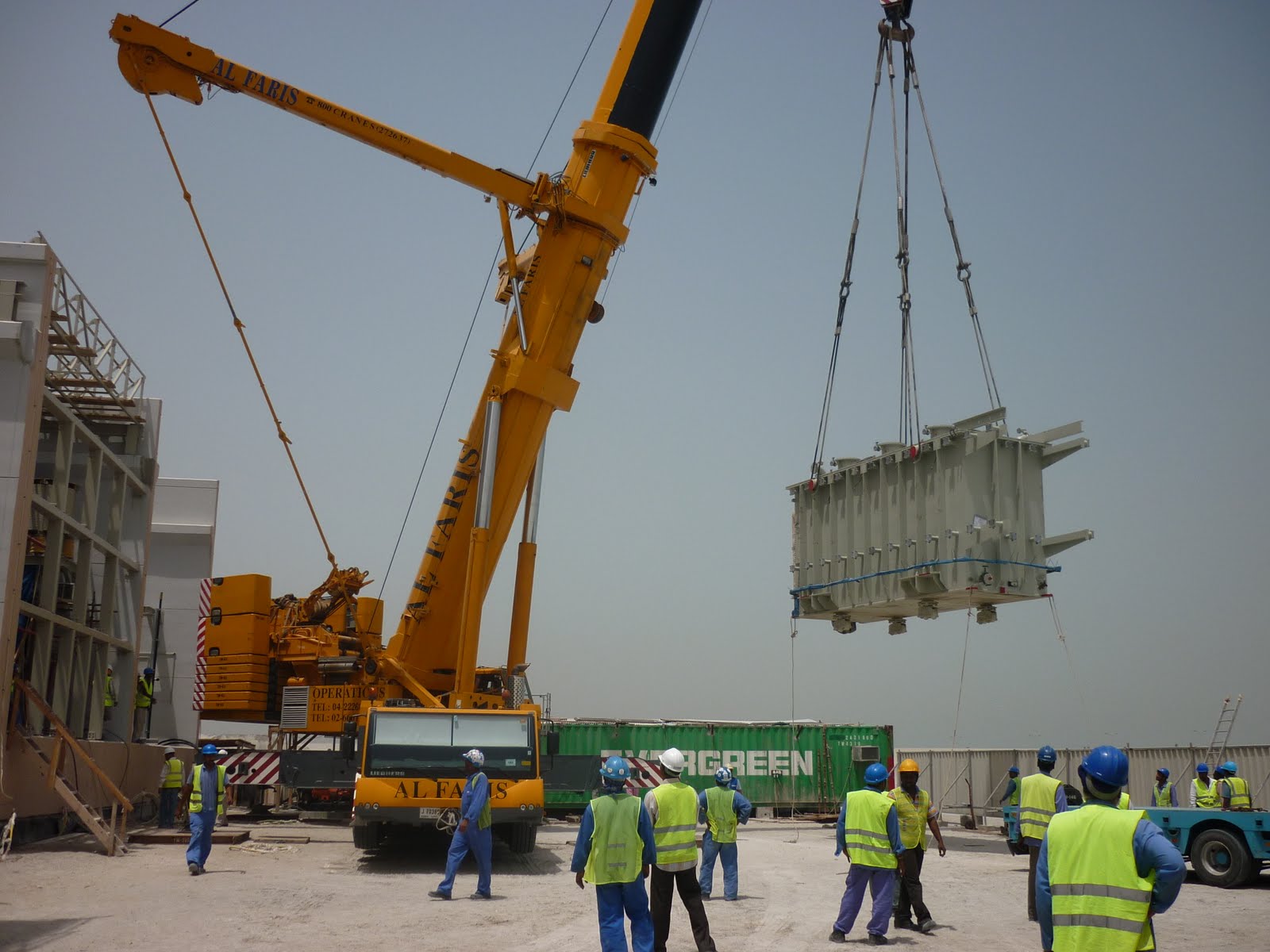 Enjoyblog: LIFTING OF TRANSFORMER INTO POSITION