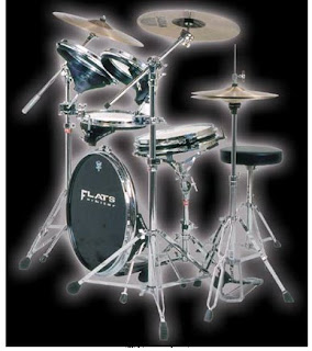 MUSIC TECHNOLOGY SHOCK!!!: Portable Flat Drums
