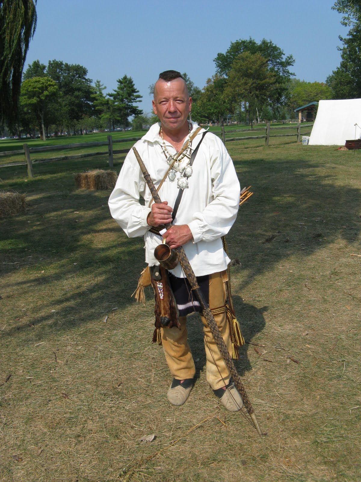 Drawing on Indians: Tim the Fur Trade Reenactment Indian