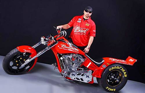 AUTO BLOG: Budweiser Burnout Motorcycle