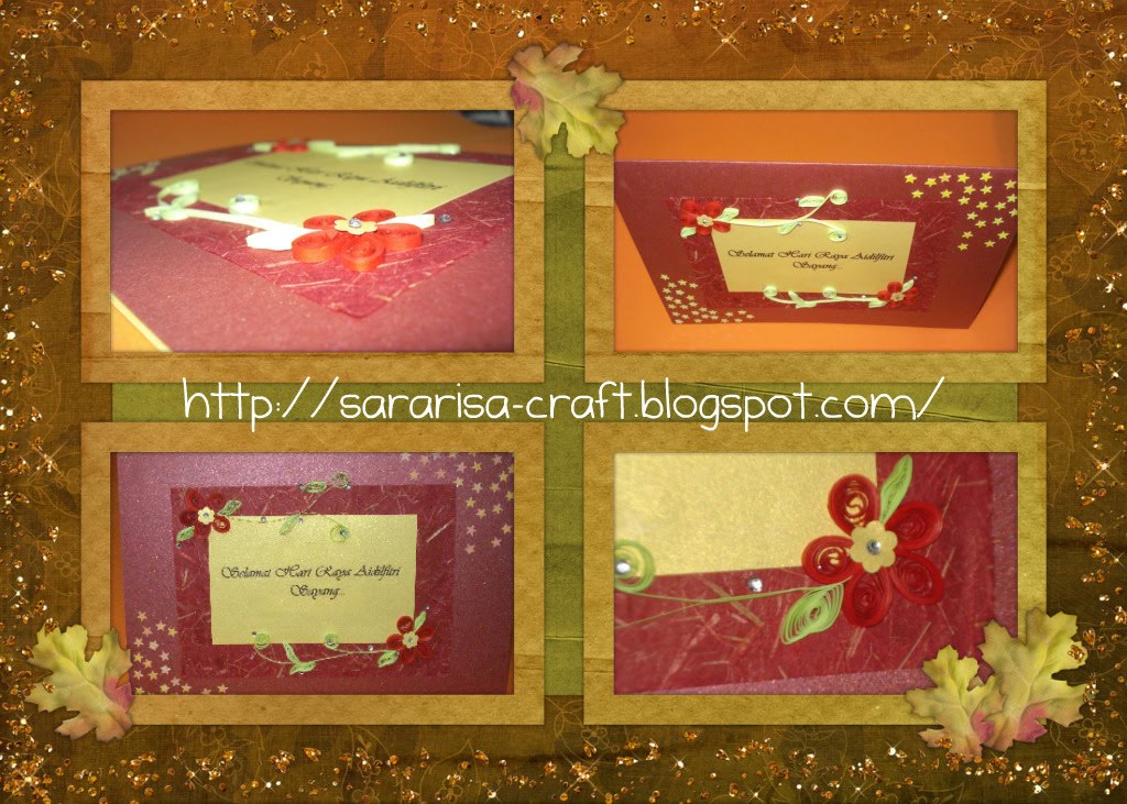 handmade by sararisa: kad raya quilling teknik