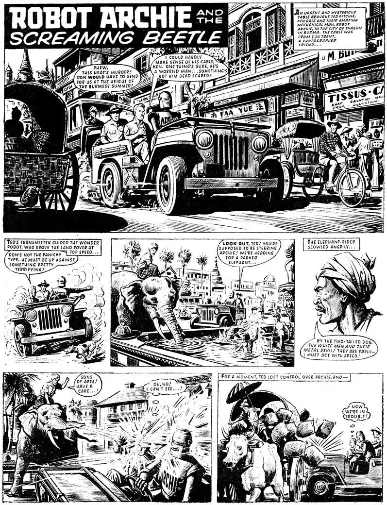British Comic Art: Robot Archie