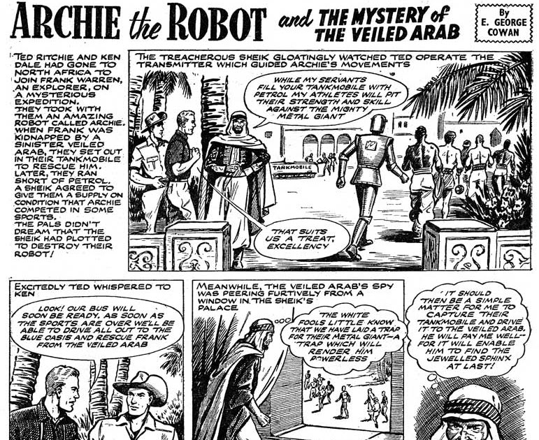 British Comic Art: Robot Archie
