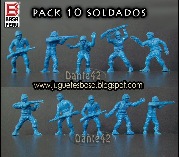Juguetes Basa Peru - Antiguos de Colección: SOLDADOS PLASTICOS BASA PERU