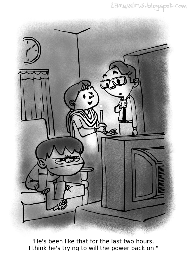 Walrustoons!: Power cuts