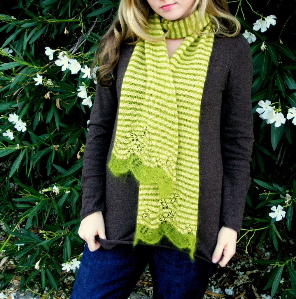 Striped Scarf Pattern-Knitting Gallery