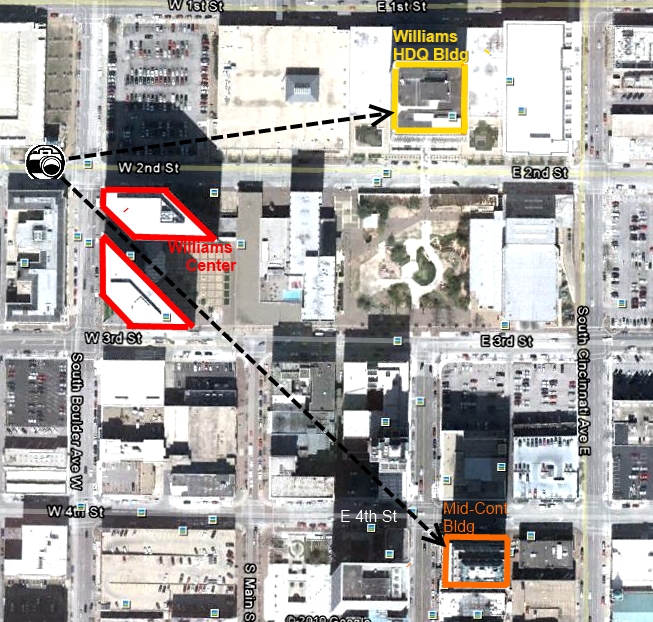 Tulsa Gentleman: Weekend Reflections - Williams Center as Downtown Mirror