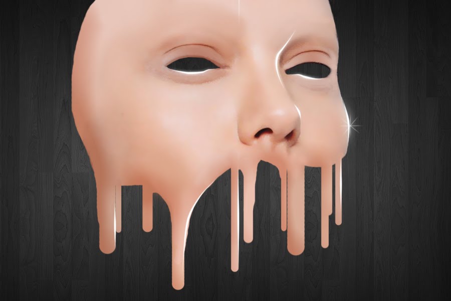 Curso de Diseño Gráfico: Rostro derretido