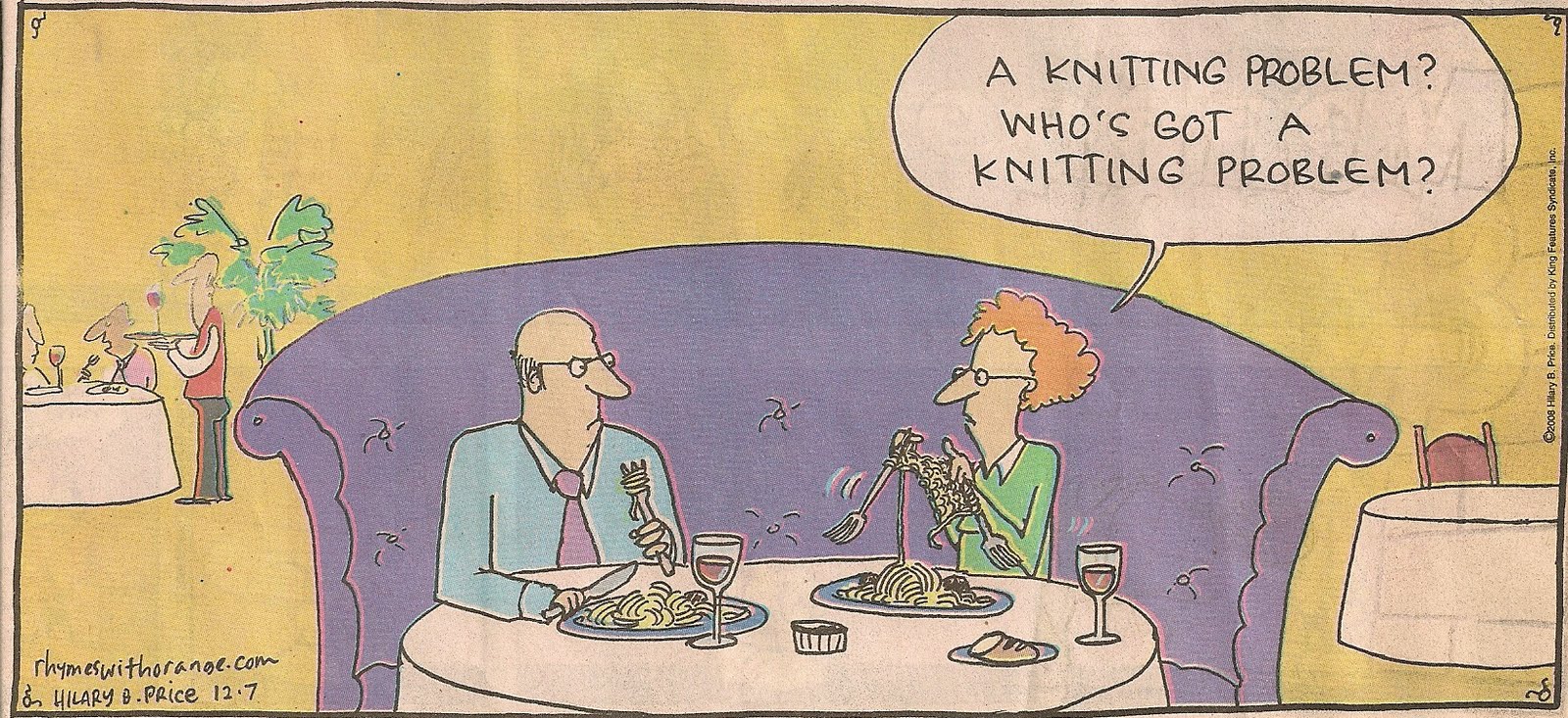 r-anne-dom: Wednesday Wonder - a cute knitting comic
