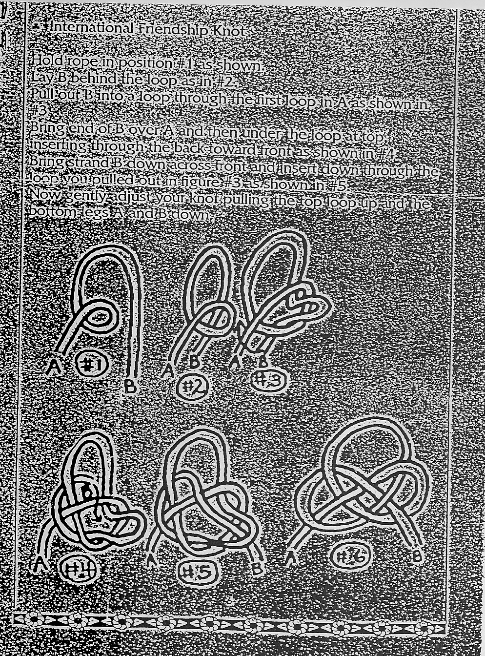 a canadian guider: International Friendship Knot