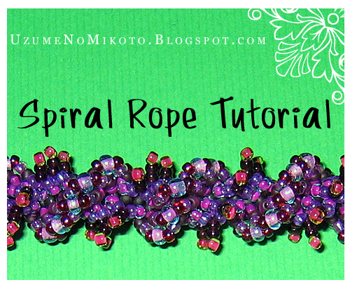 Uzume's Crafty Goodness: Spiral Rope Tutorial