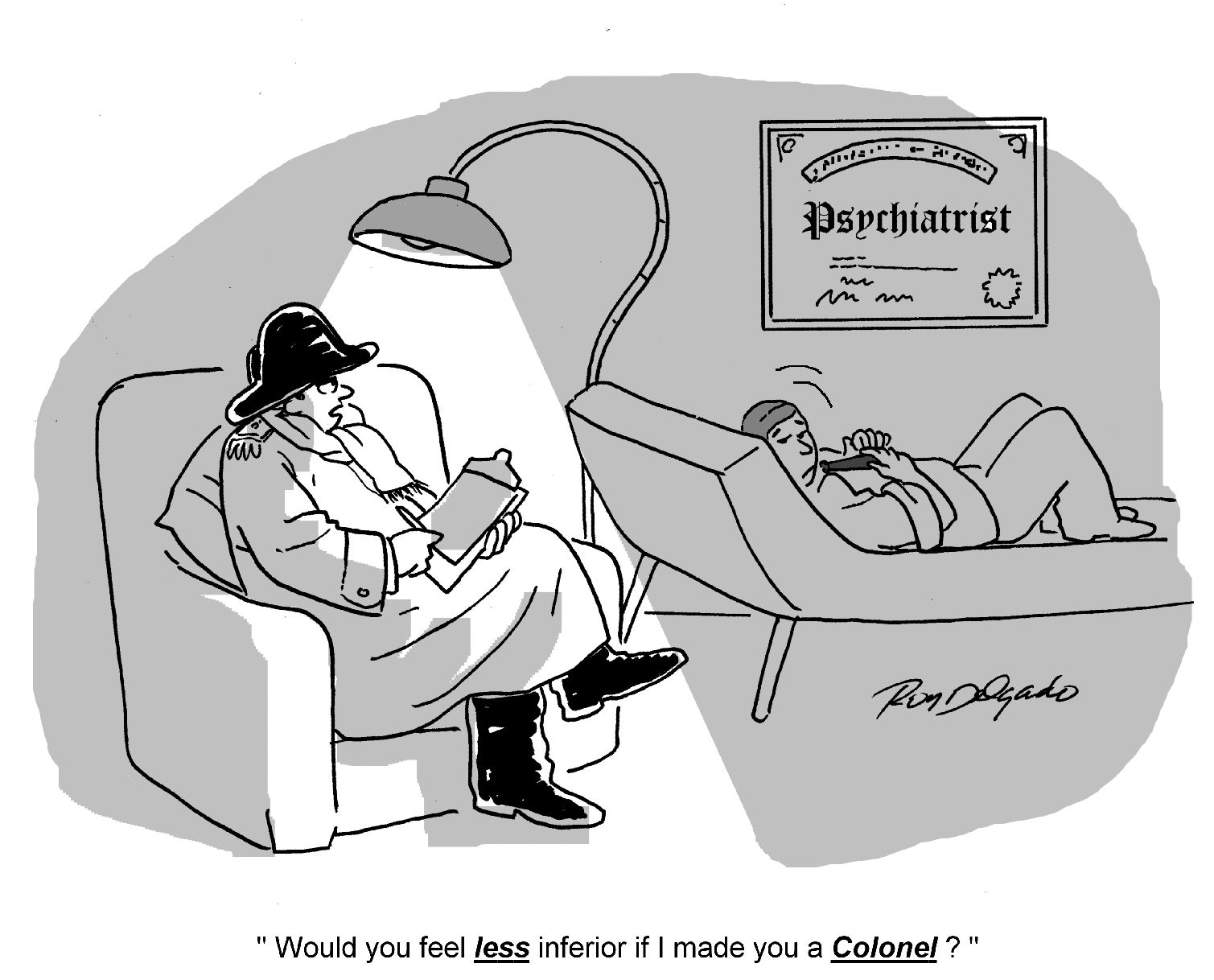 Plum Loco - Roy Delgado: Doctor cartoon - Roy Delgado