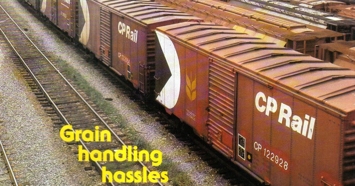 Trackside Treasure: CP Grain Boxcars
