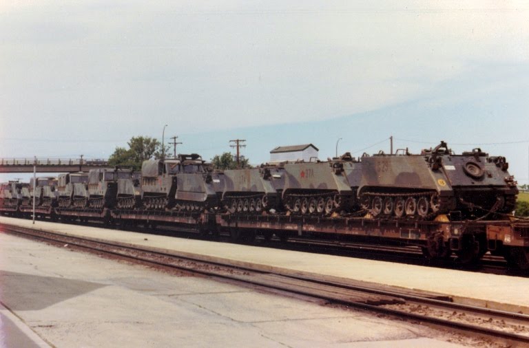 Trackside Treasure: Canadian Forces move by rail