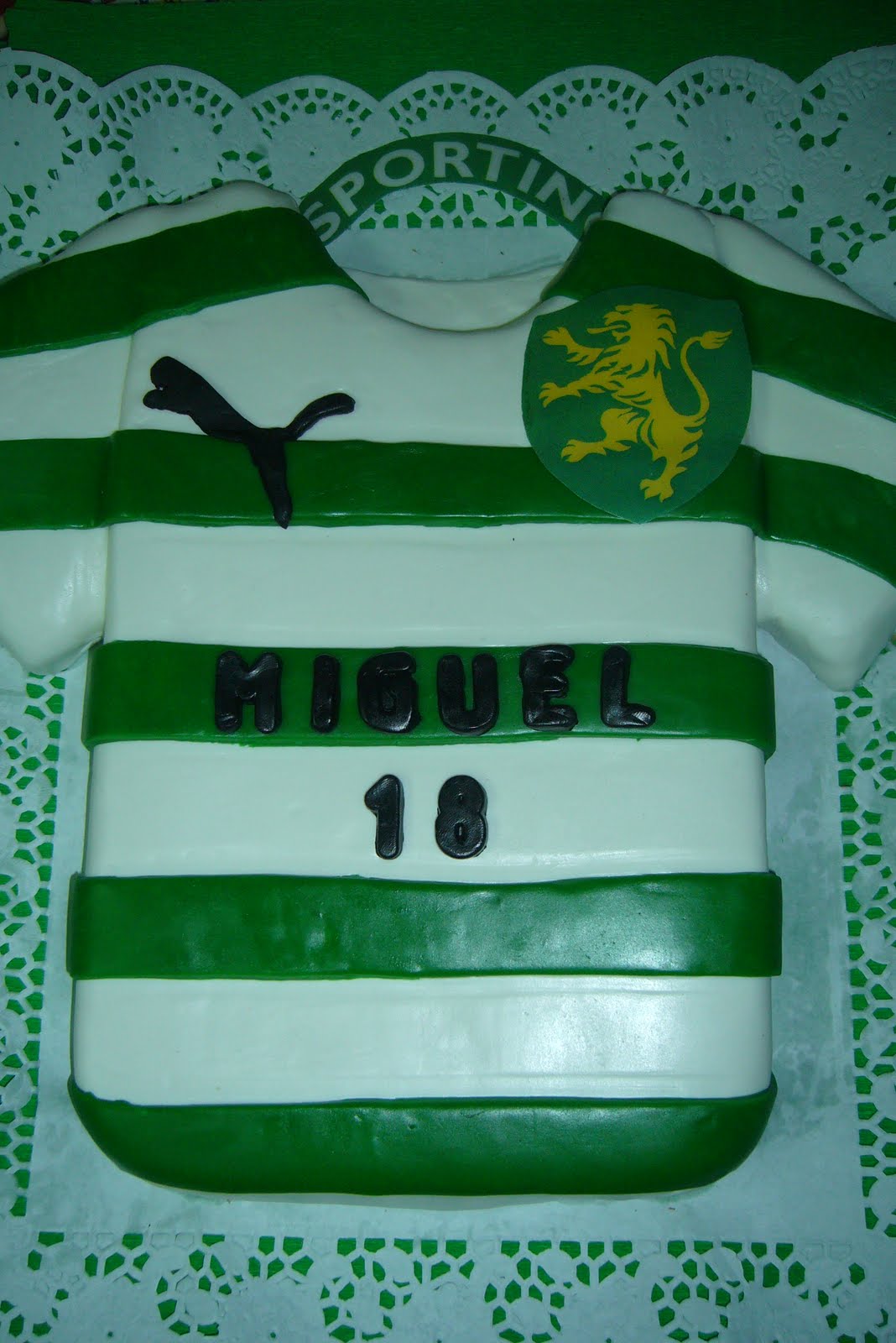 Docinhos da Su: Bolo do Sporting