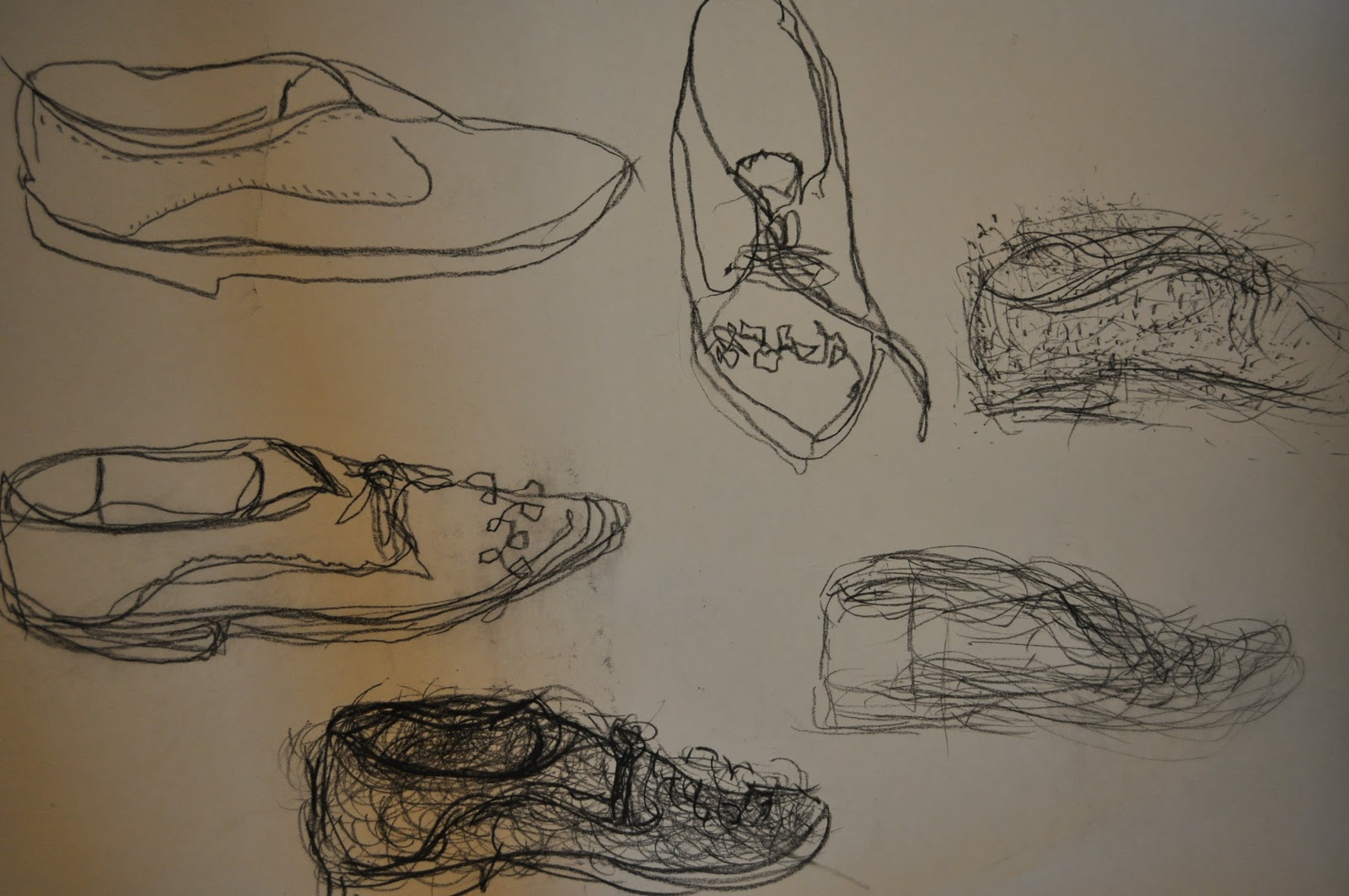 Foundation Year Art Projects: Alternative Drawing Using The Body