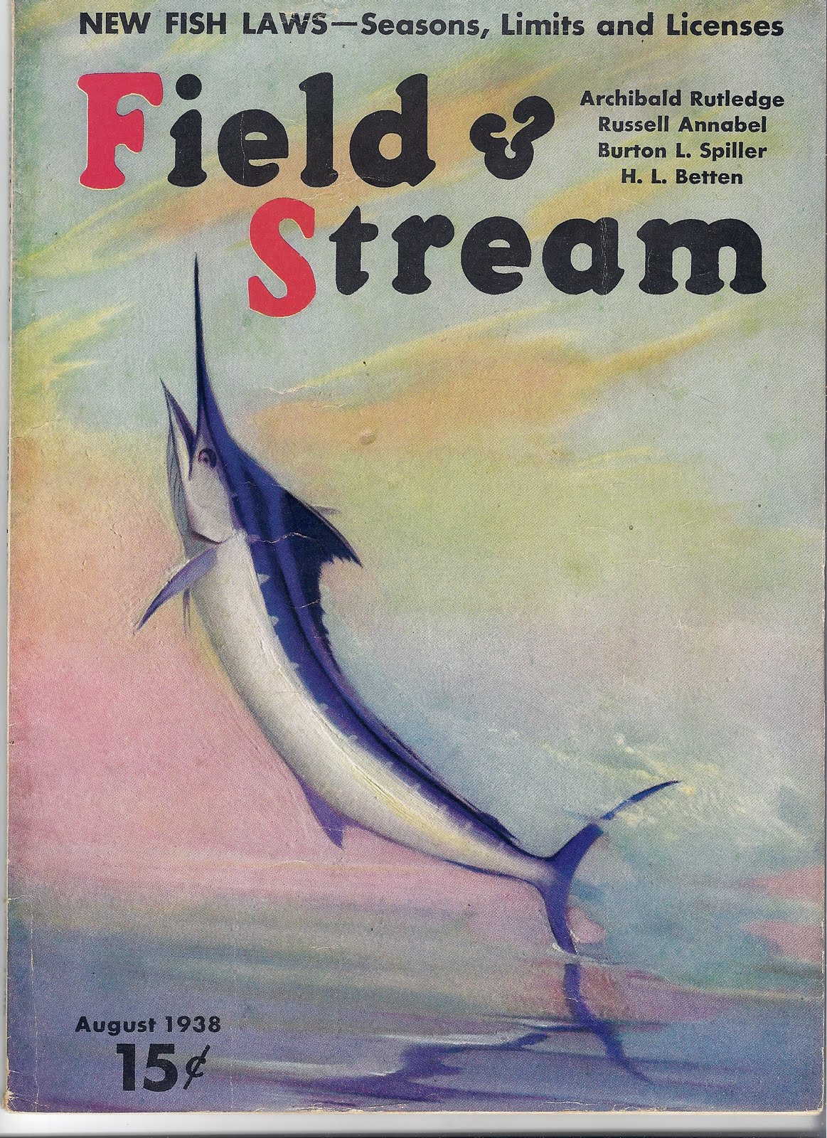 Papa Nui Says.....: Field and Stream Covers 1930's