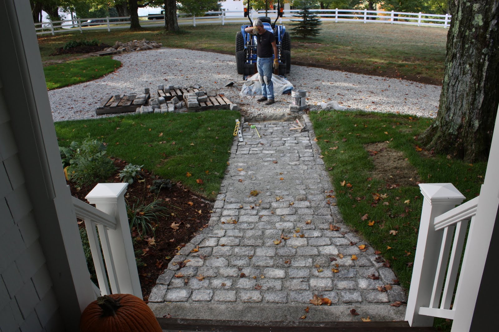 for the love of a house: renovation photo-story: the front landscaping ...