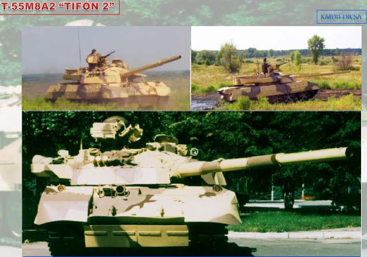 Desarrollo y Defensa: Tanque de batalla T-55 M8 A2 TIFÓN 2 (Desarrollos ...
