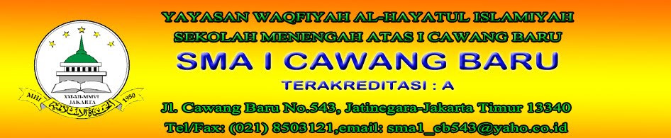 SMA 1 CAWANG BARU JAKARTA
