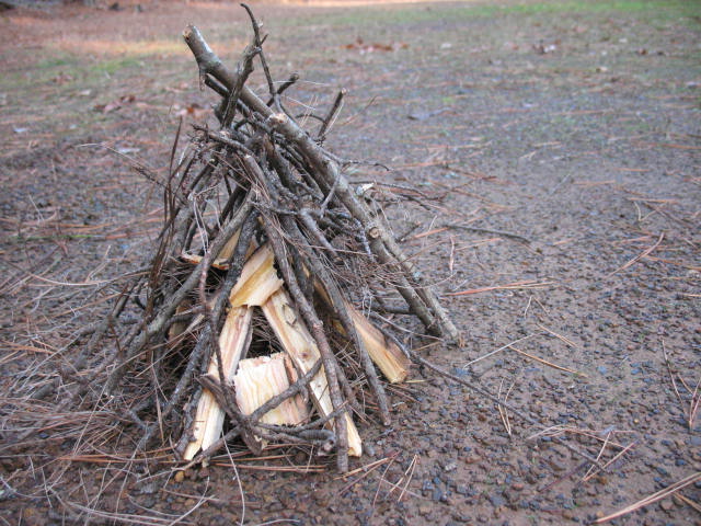 Sensible Survival: Wet Weather Fire Building