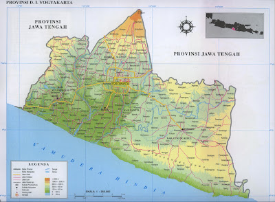 INFORMASI SEPUTAR JOGJA: SPECIAL REGION OF YOGYAKARTA MAP ( PETA DAERAH ...