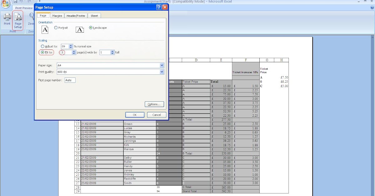 IT Blog Print To Fit On One Page In Excel 2003