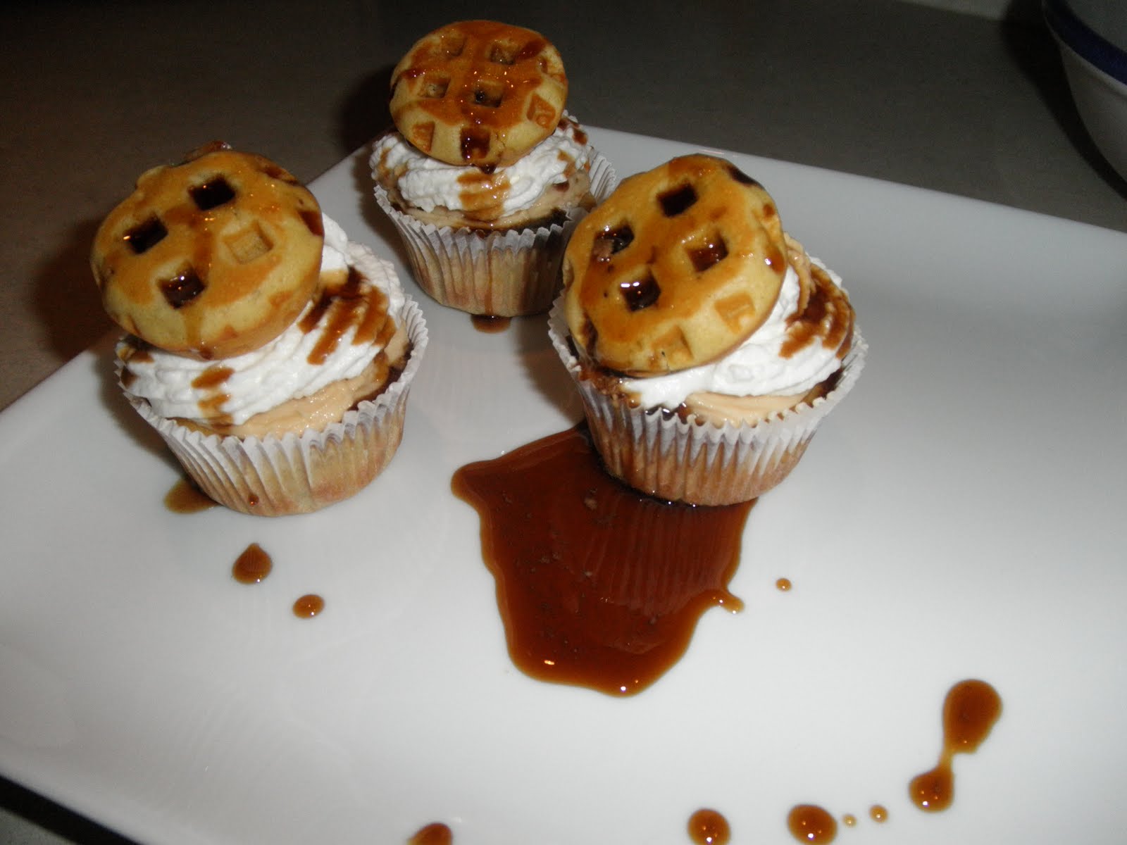 Ovenly Delights: Waffle "Whoops!" Cupcakes (for Mystery Box Cupcake ...