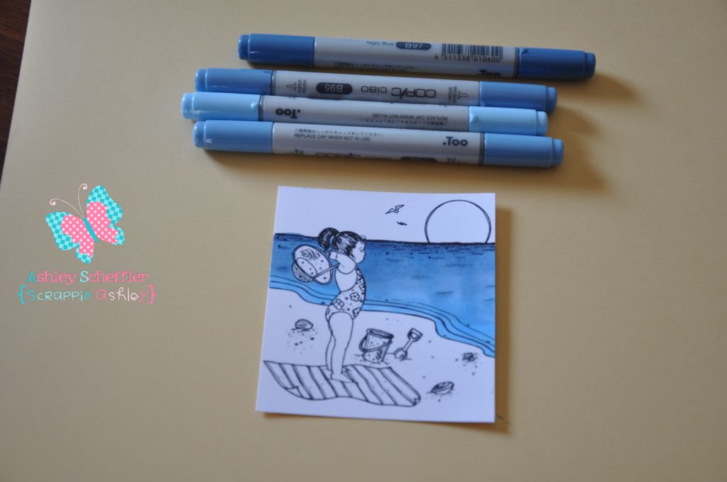 Scrappin Ashley: Copic Tutorial--Ocean/Water