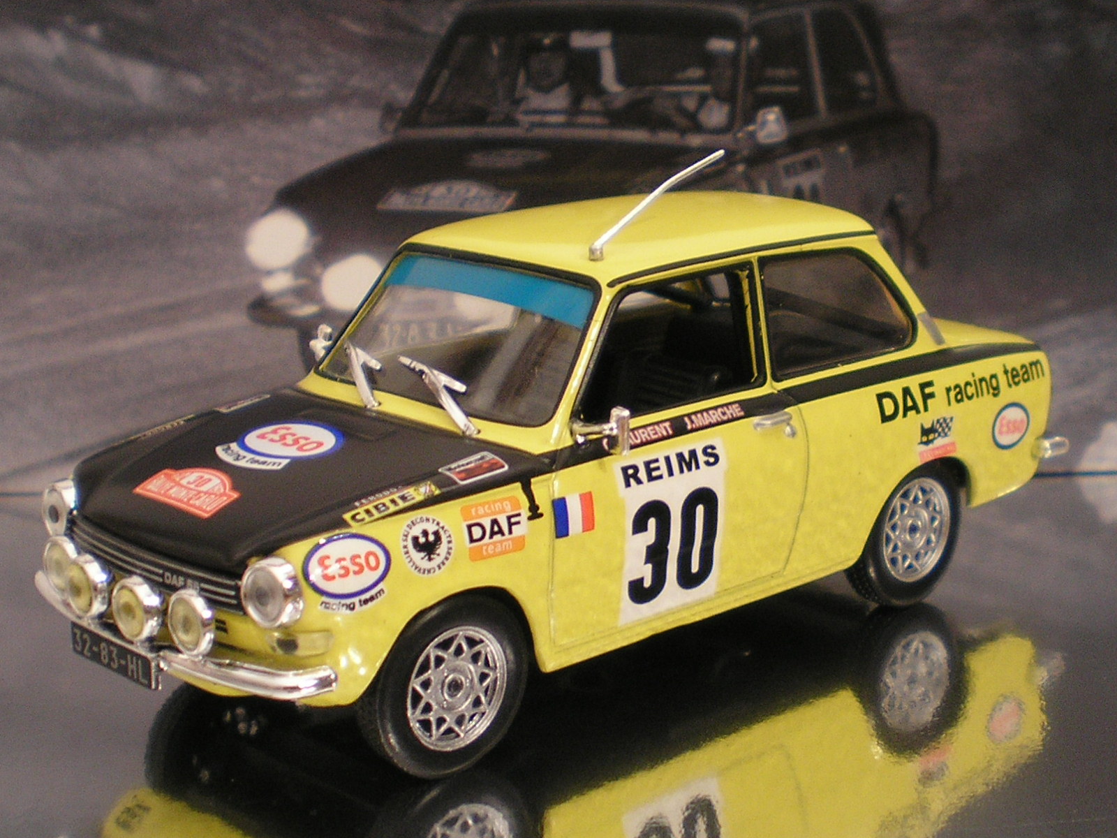 QUATRO RODINHAS: DAF 55 - C. Laurent - J. Marché (Rali de Monte Carlo ...