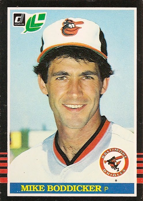 Orioles Card "O" the Day: Mike Boddicker, 1985 Leaf #109