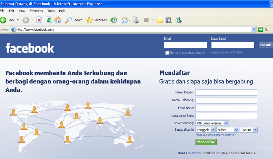 TUTORIAL TIK SMA: Beraktifitas di Facebook