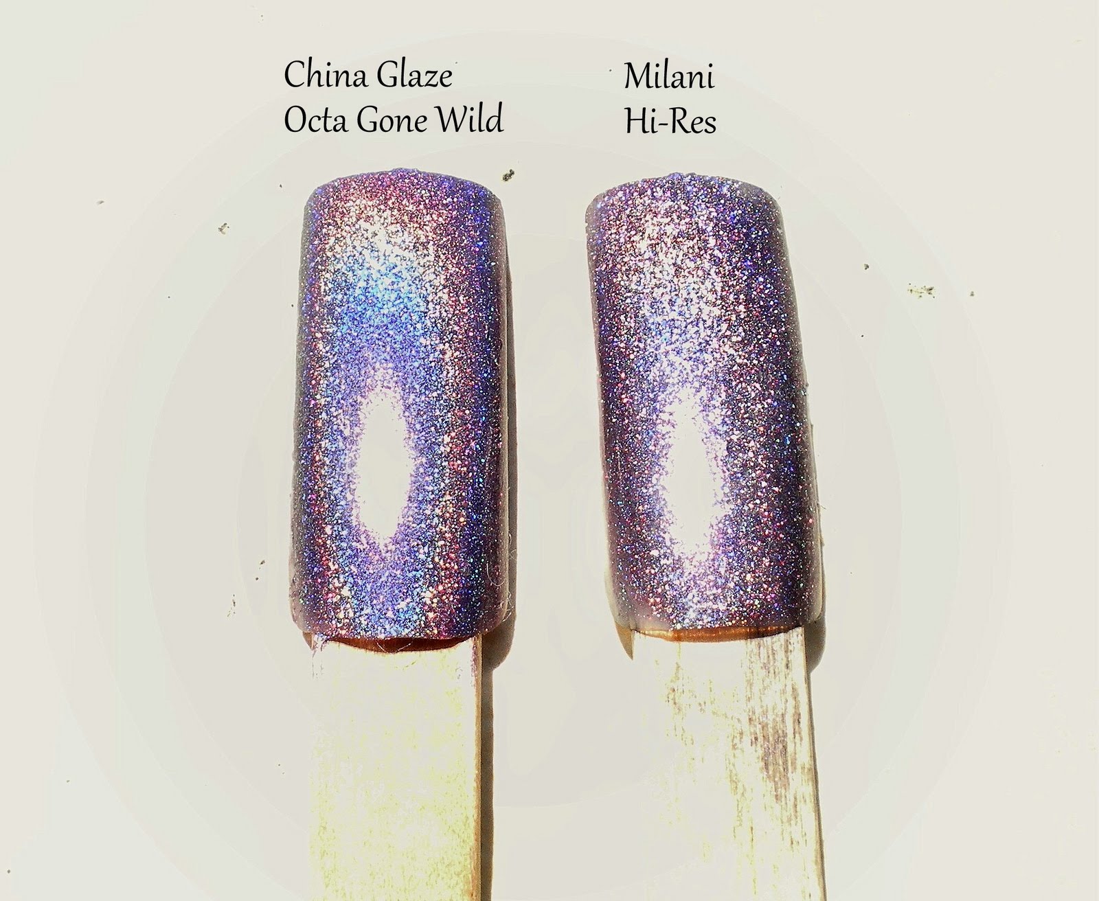Nail Polish Addiction Anonymous: China Glaze Octa Gone Wild vs. Milani ...