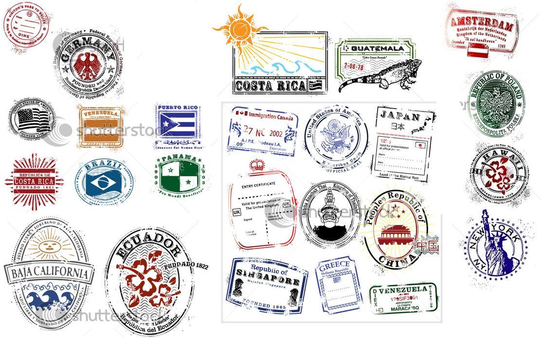 Barrister Bride: Personalize it : Travel Stamps