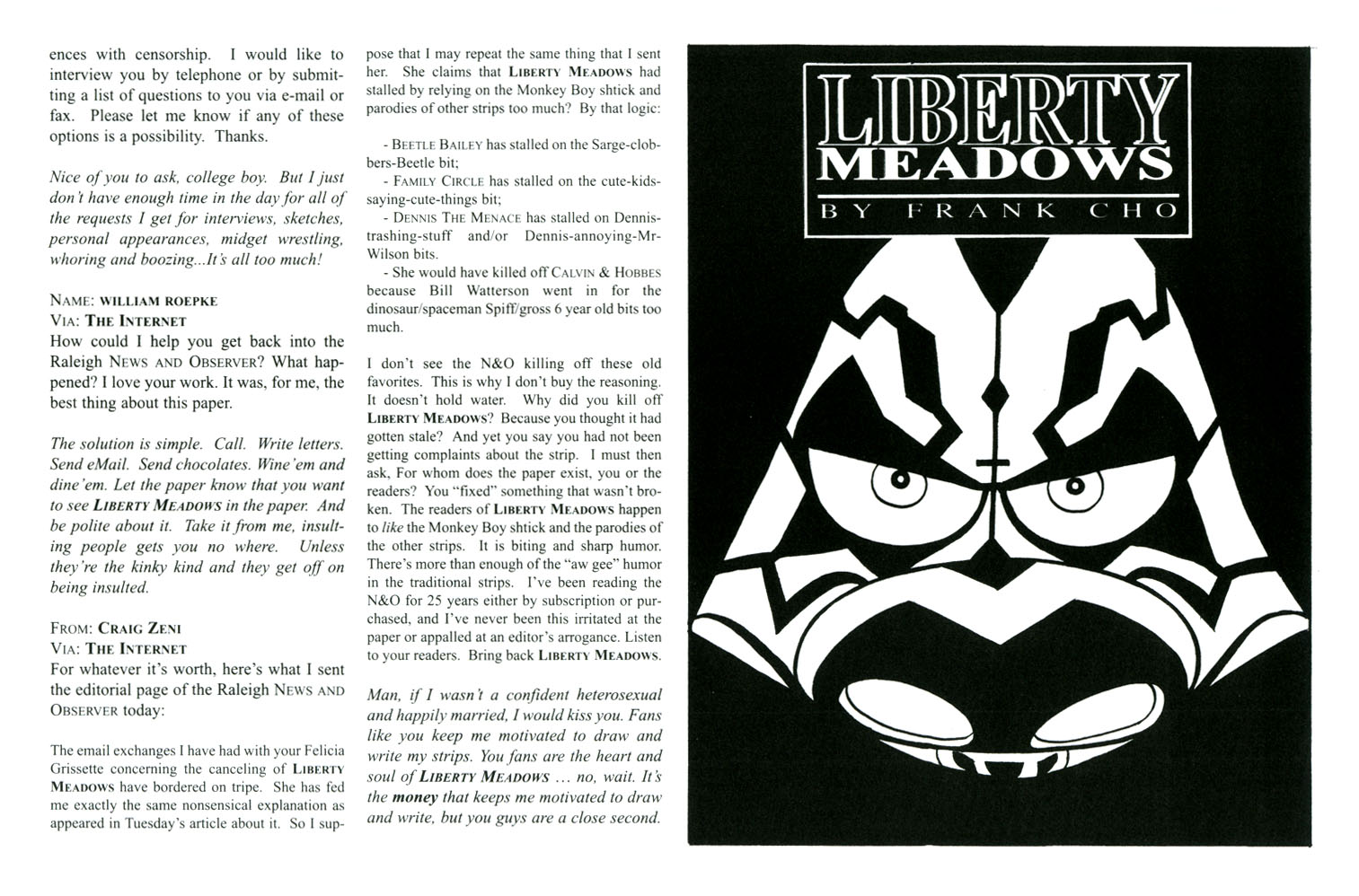Read online Liberty Meadows comic - Issue #18