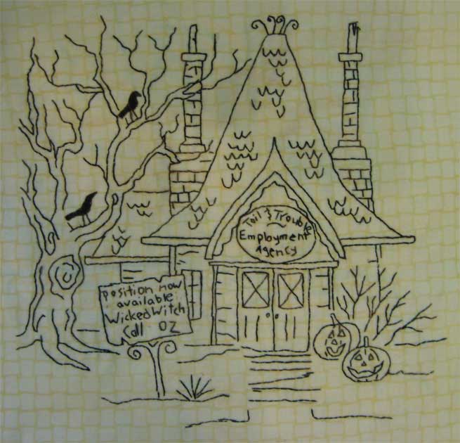 Stella Bella Quilts: Hocuspocusville Third Block