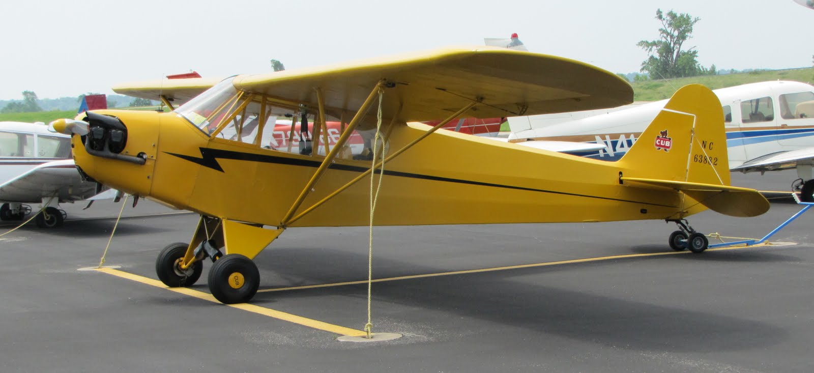 The Aero Experience: Classic Piper Cub Takes Off at Waco Fly-In, Creve ...